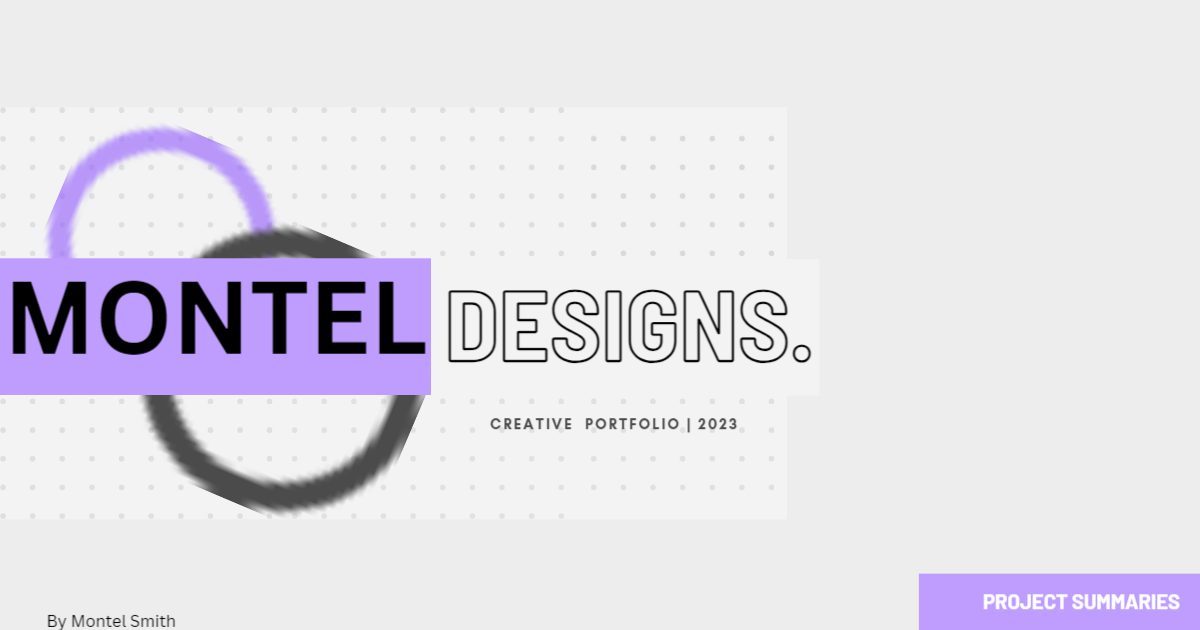 montel's creative portfolio 2023